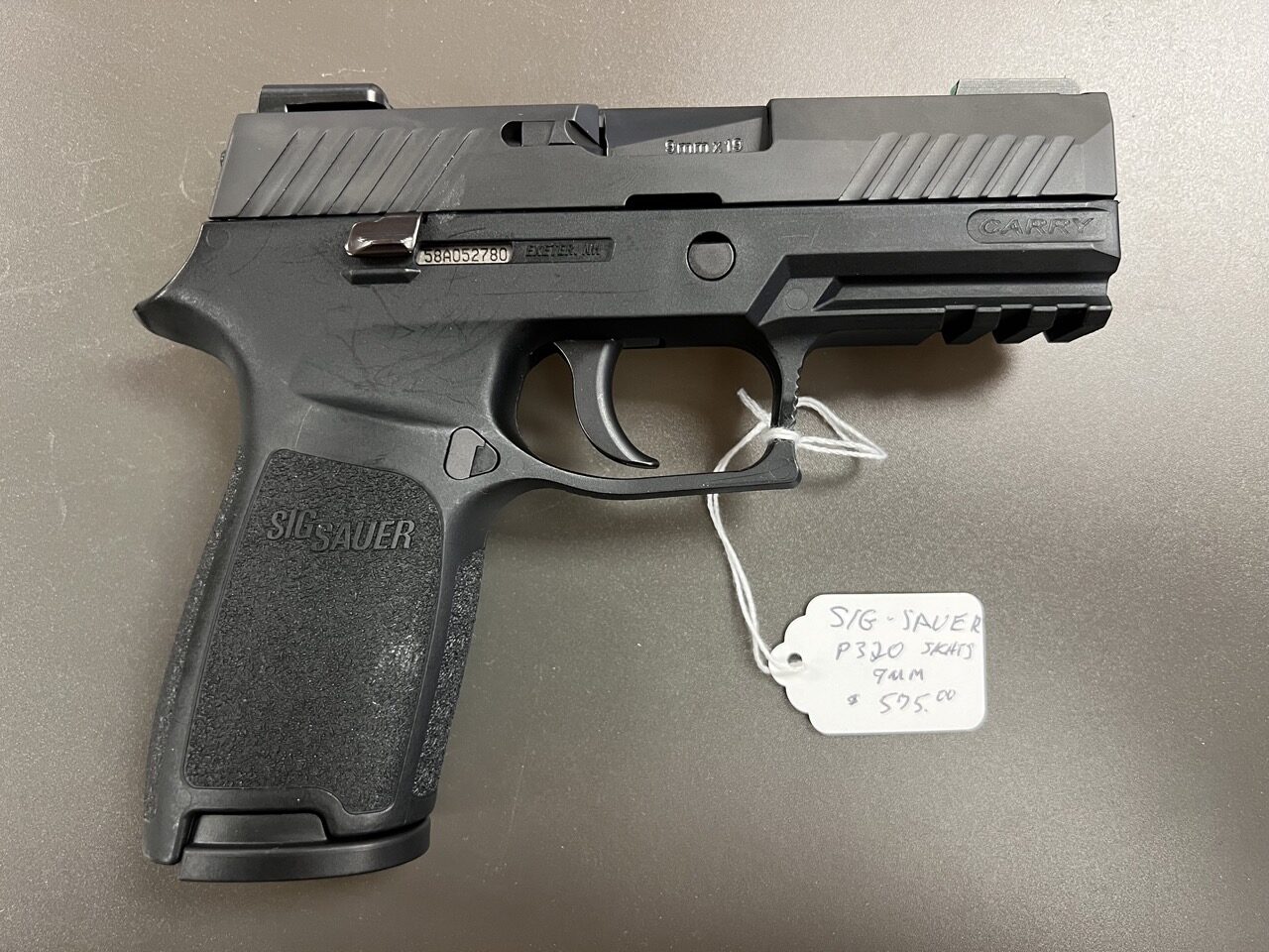 Sig Sauer p320 Carry - 9mm - USED - Weapon Systems Specialists