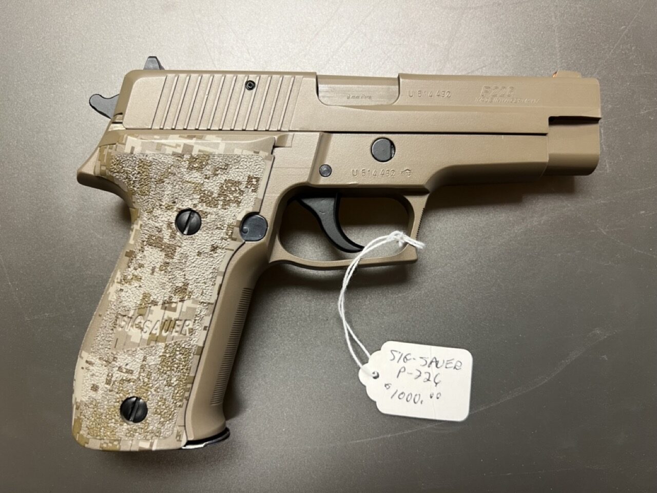 Sig Sauer p226 - 9MM - NEW - Weapon Systems Specialists